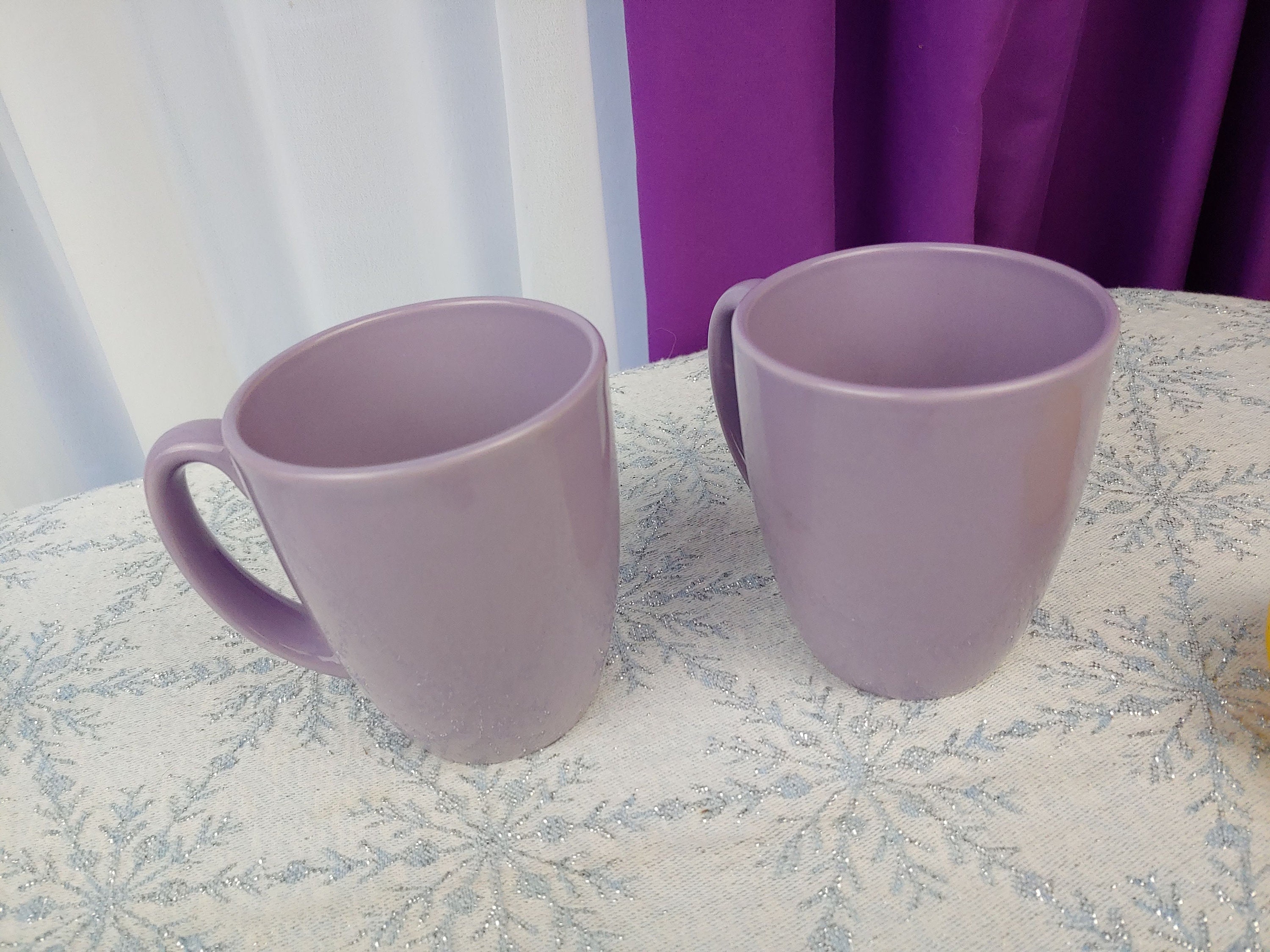 Corelle Coordinates Lilac Lavender Stoneware Mugs Set of 2 - Etsy