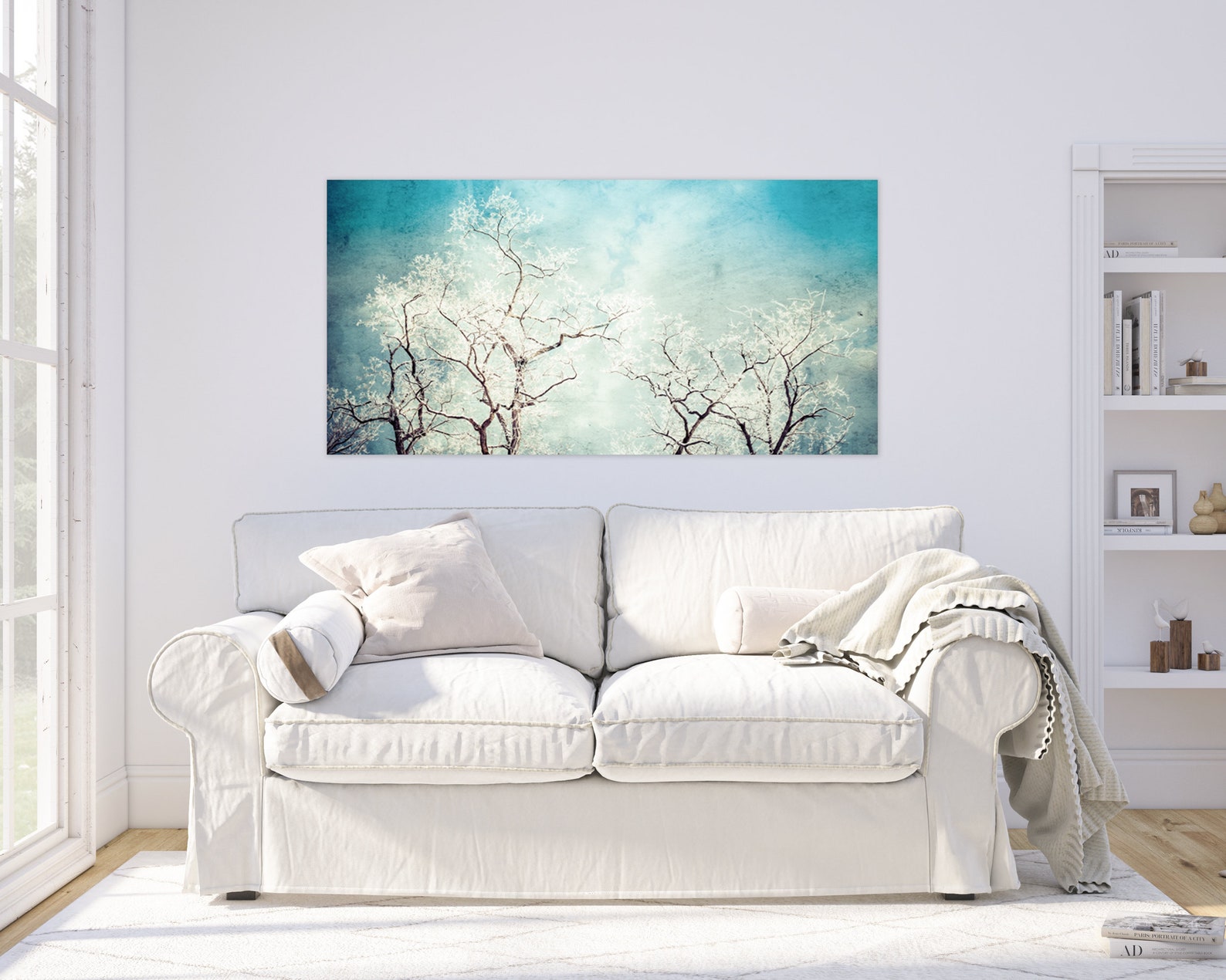 Winter Canvas Wall Art Snow Landscape Dramatic Canvas Print - Etsy
