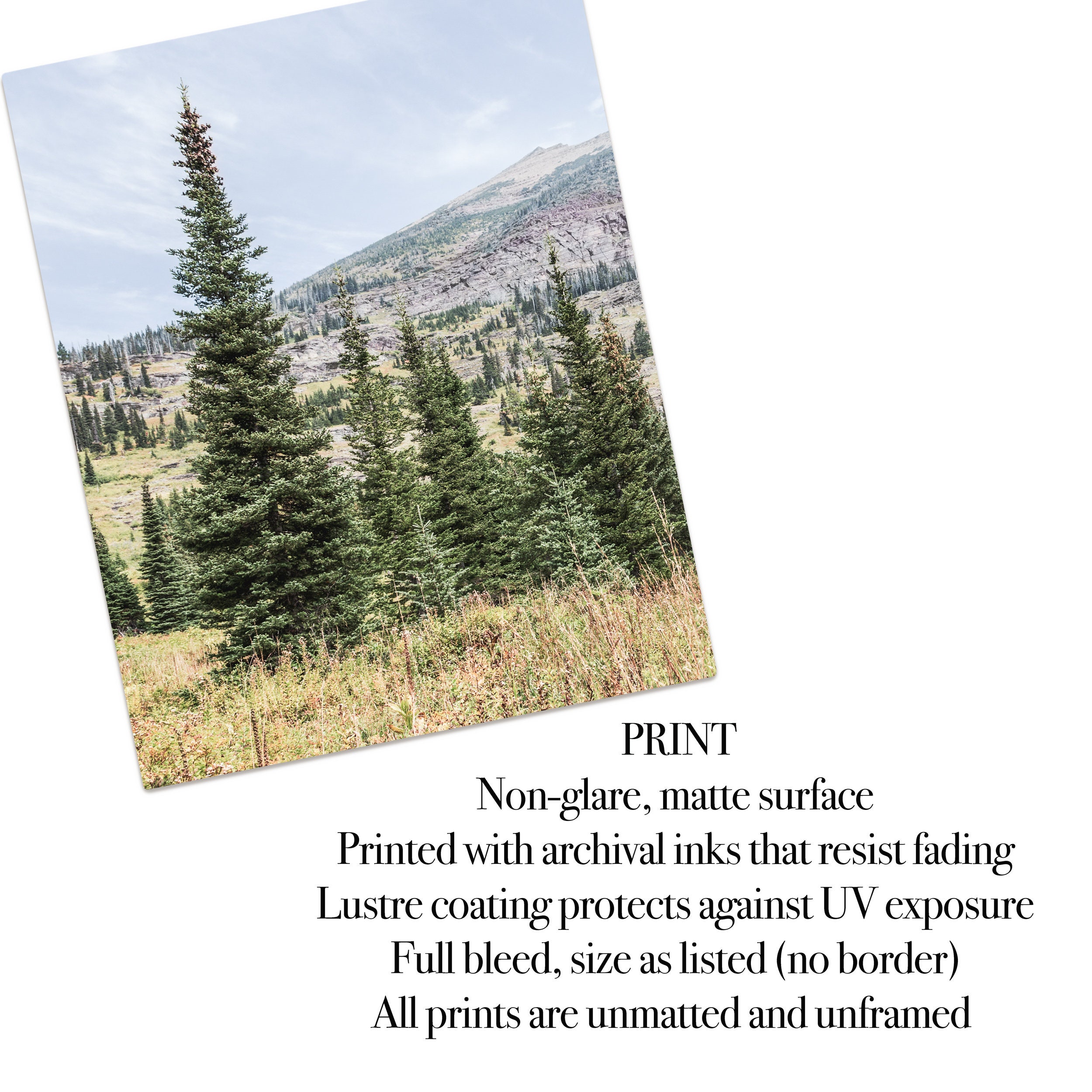 Rocky Mountains Landscape Photography Print or Canvas Art - Etsy