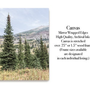 Rocky Mountains Landscape Photography Print or Canvas Art - Etsy