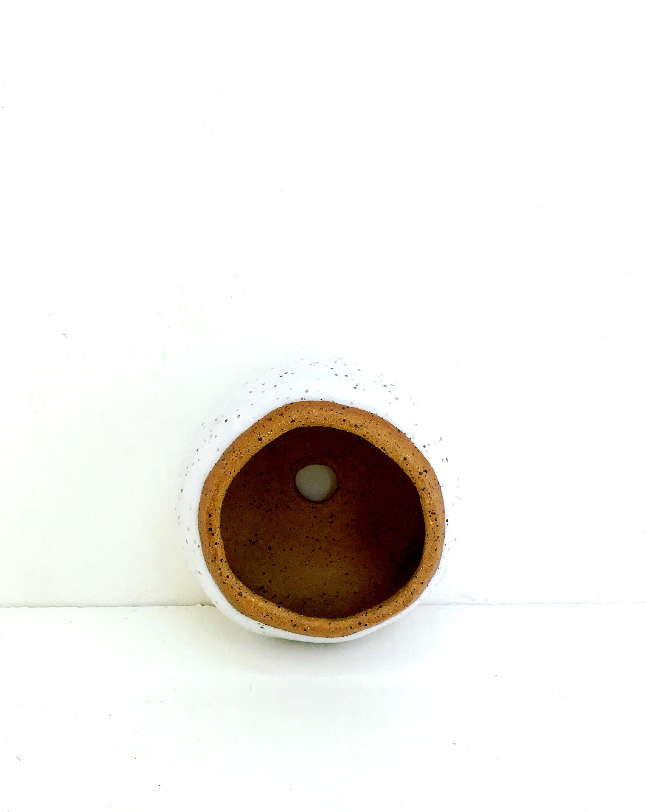 White Ceramic Planter / Small Pot for Succulents Cactus or | Etsy