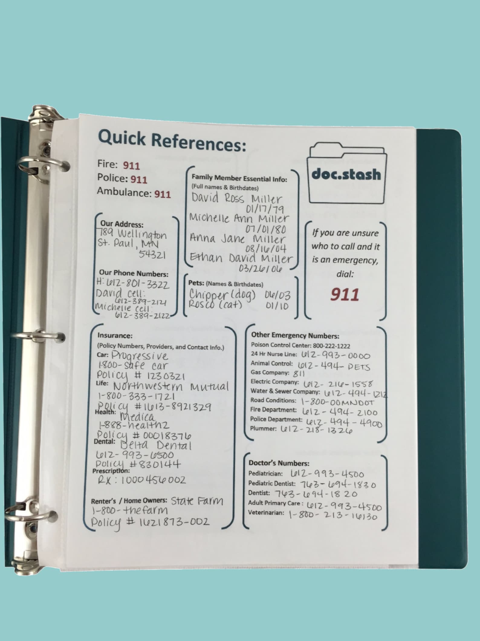 Document Management Binder - Etsy