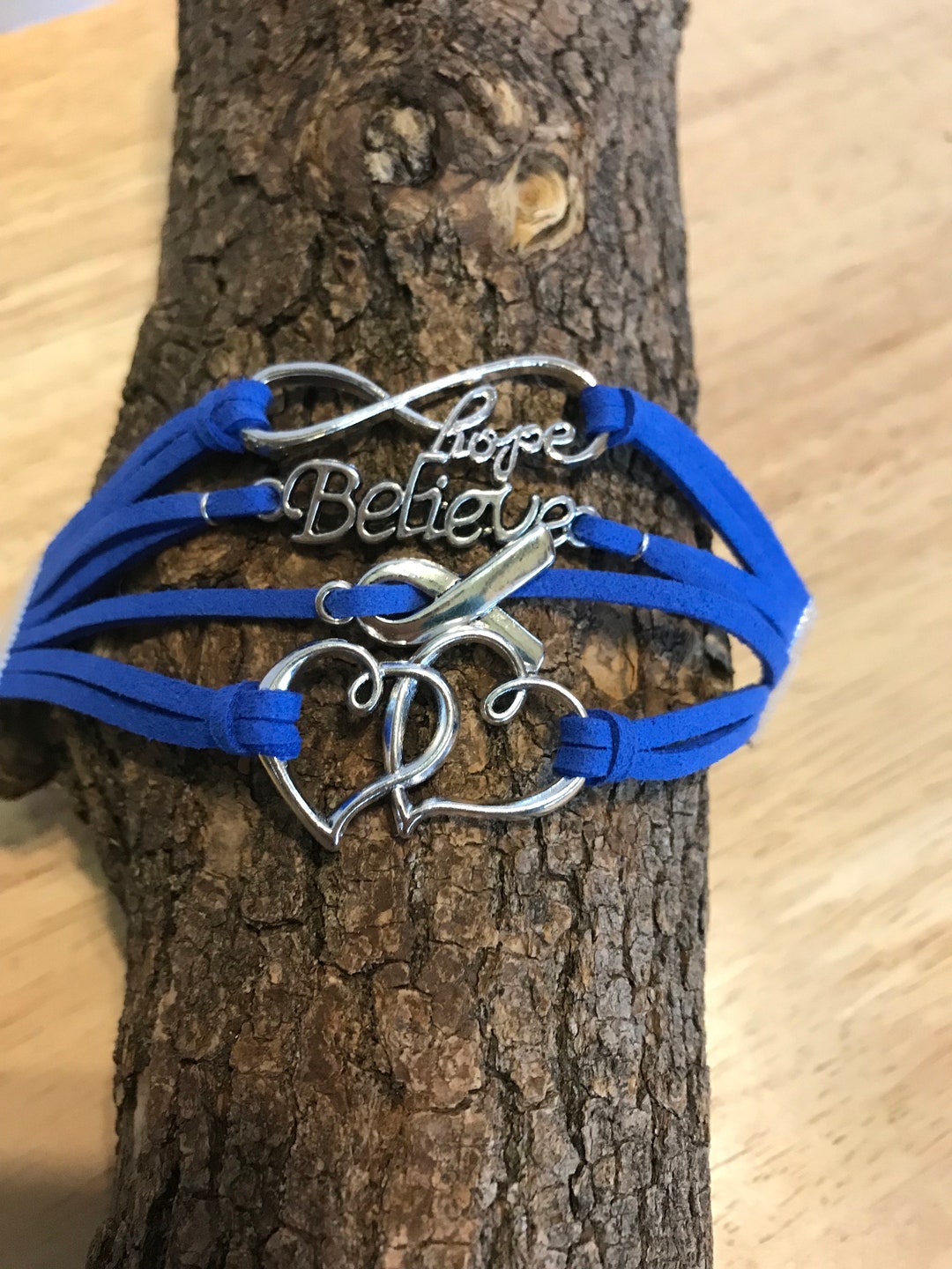 Colon Cancer Awareness Charm Bracelet - Etsy