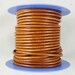 MADE IN SPAIN 1 Yard Round Leather Cord, Whisky Color 4mm Leather Cord ...