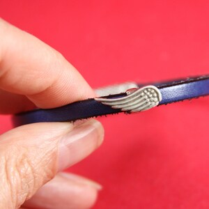 Fs0153>>made in EUROPE 2 Zamak Wing Sliders, 5mm Cord Zamak Slider ...