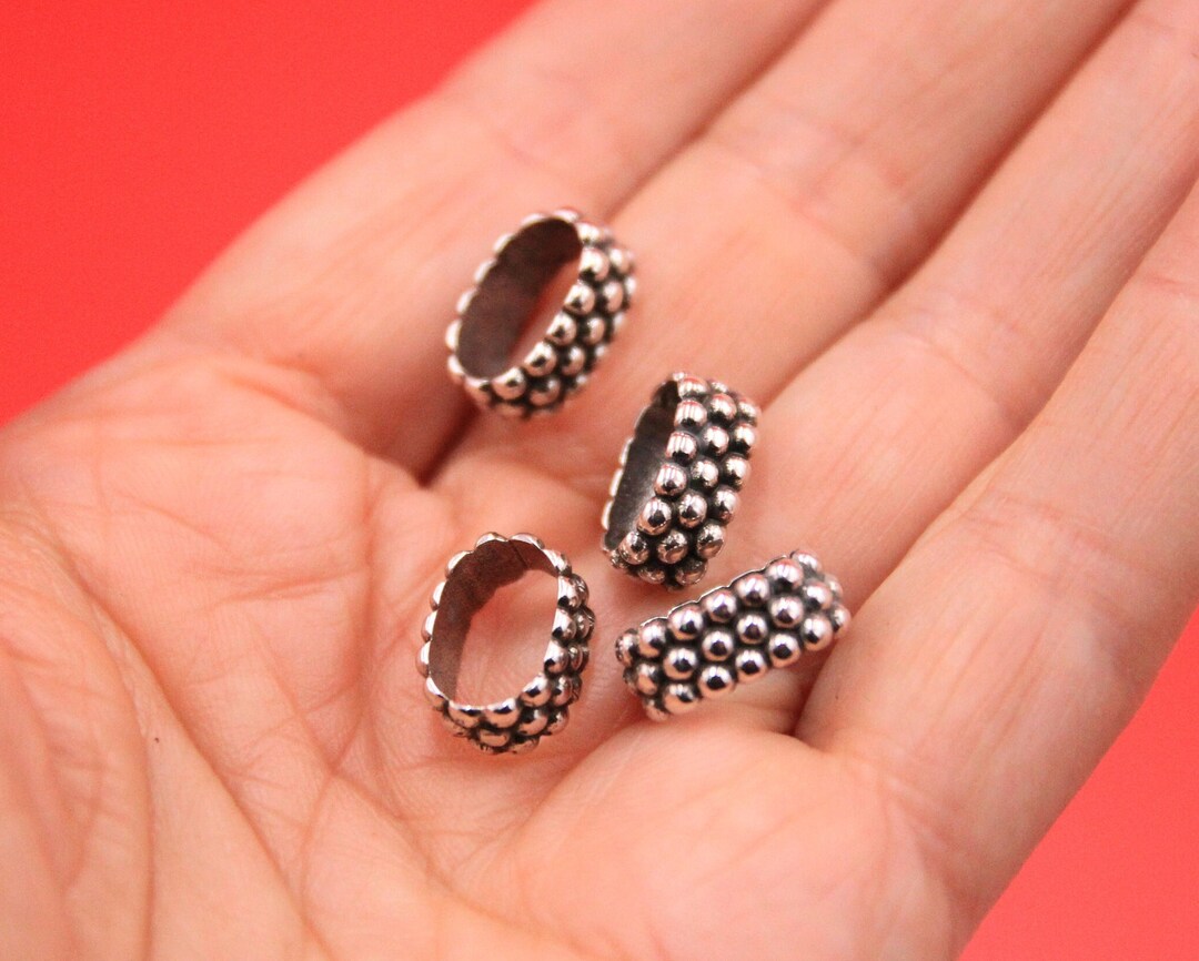 Ls0102>> MADE IN EUROPE 4 Zamak Ring Sliders, Licorice Ring Slider ...