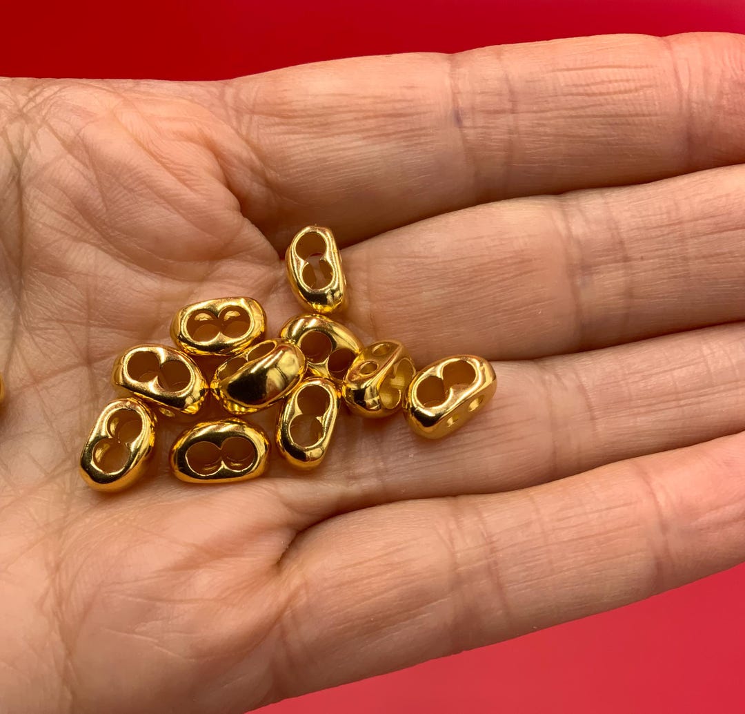 12/1 MADE in EUROPE 4 Round Cord Separators, Gold and Silver Strand ...