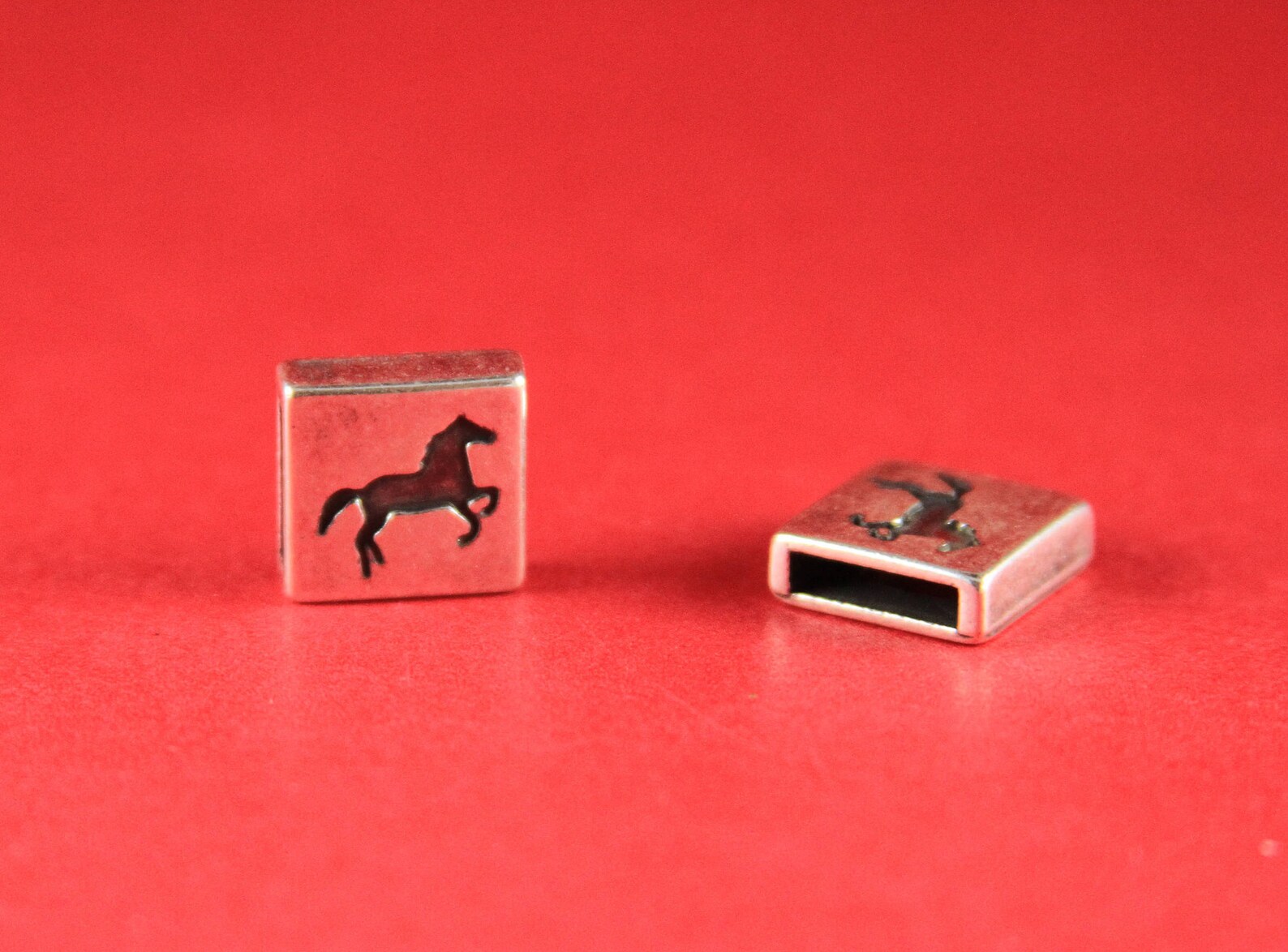 Fs0233>>made in EUROPE 2 Zamak Horse Sliders, Horse Slider, 10mm Flat ...