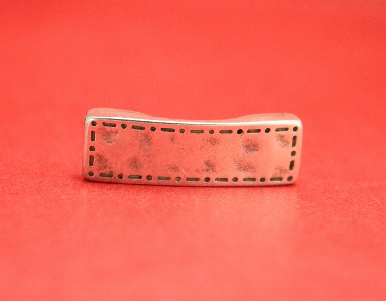 C0133>>made in EUROPE Hammered Zamak Connector, 10mm Cord Connector ...