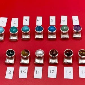 Fc0337>>made in EUROPE Zamak Gemstone Button Clasp With Loop Maker ...