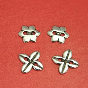 Rs0054>>made in EUROPE 4 Zamak Flower Sliders by Choice, Flat Flower ...