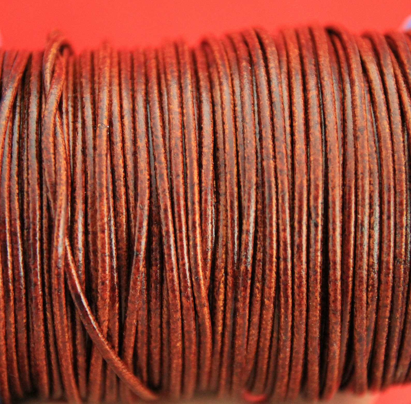 MADE IN SPAIN 6 Feet 2mm Leather Cord 2mm Tobacco Leather - Etsy