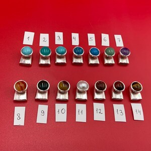 Fc0337>>made in EUROPE Zamak Gemstone Button Clasp With Loop Maker ...