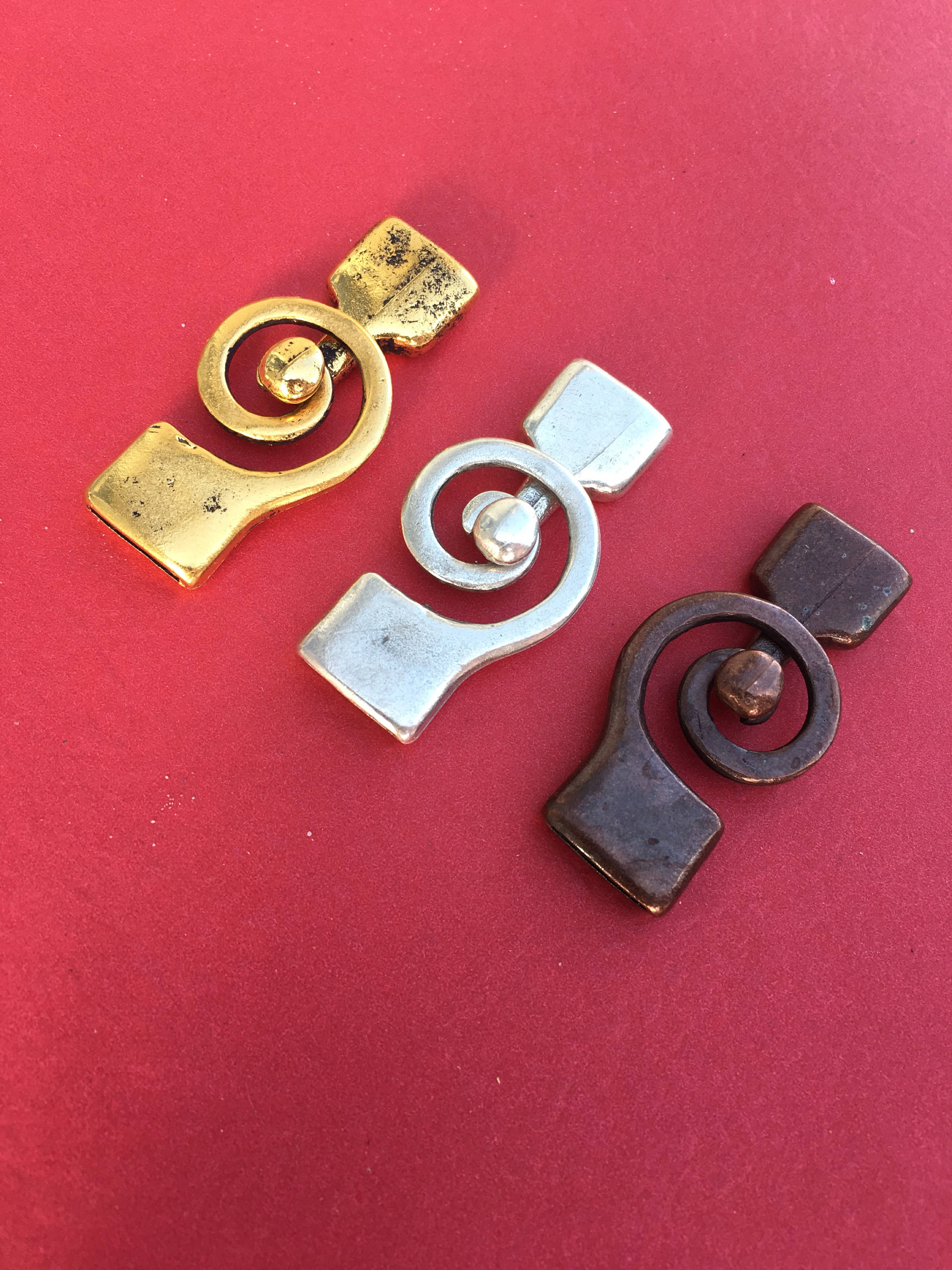 Fc0283>>made IN EUROPE Toggle Clasp, Swirl Toggle Clasp, Spiral Toggle ...