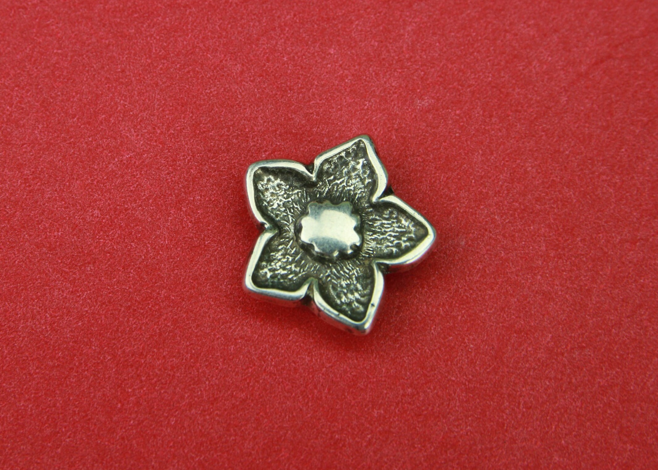 Fs0132>>made IN EUROPE 2 Zamak Flower Sliders 10mm Flat Cord, 10mm Flat ...