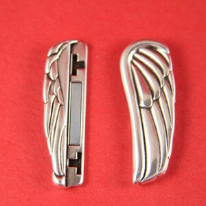 Fc0016made in EUROPE Angel Wing Magnetic Clasp, 40mm Flat Cord Clasp ...