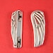 Fc0016made in EUROPE Angel Wing Magnetic Clasp, 40mm Flat Cord Clasp ...