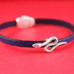 Fs0179>>made in EUROPE 2 Zamak Snake Sliders, Silver Snake Sliders, 5mm ...