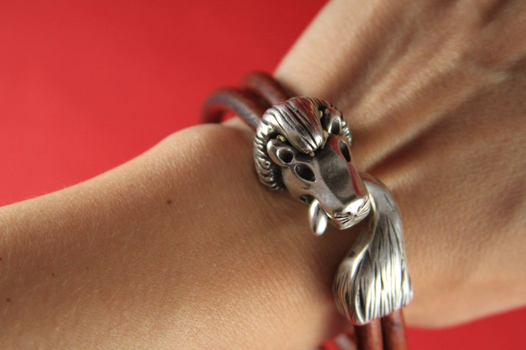 Lc0028>>made IN EUROPE Zamak Lion Hook Clasp, Licorice Lion Clasp ...