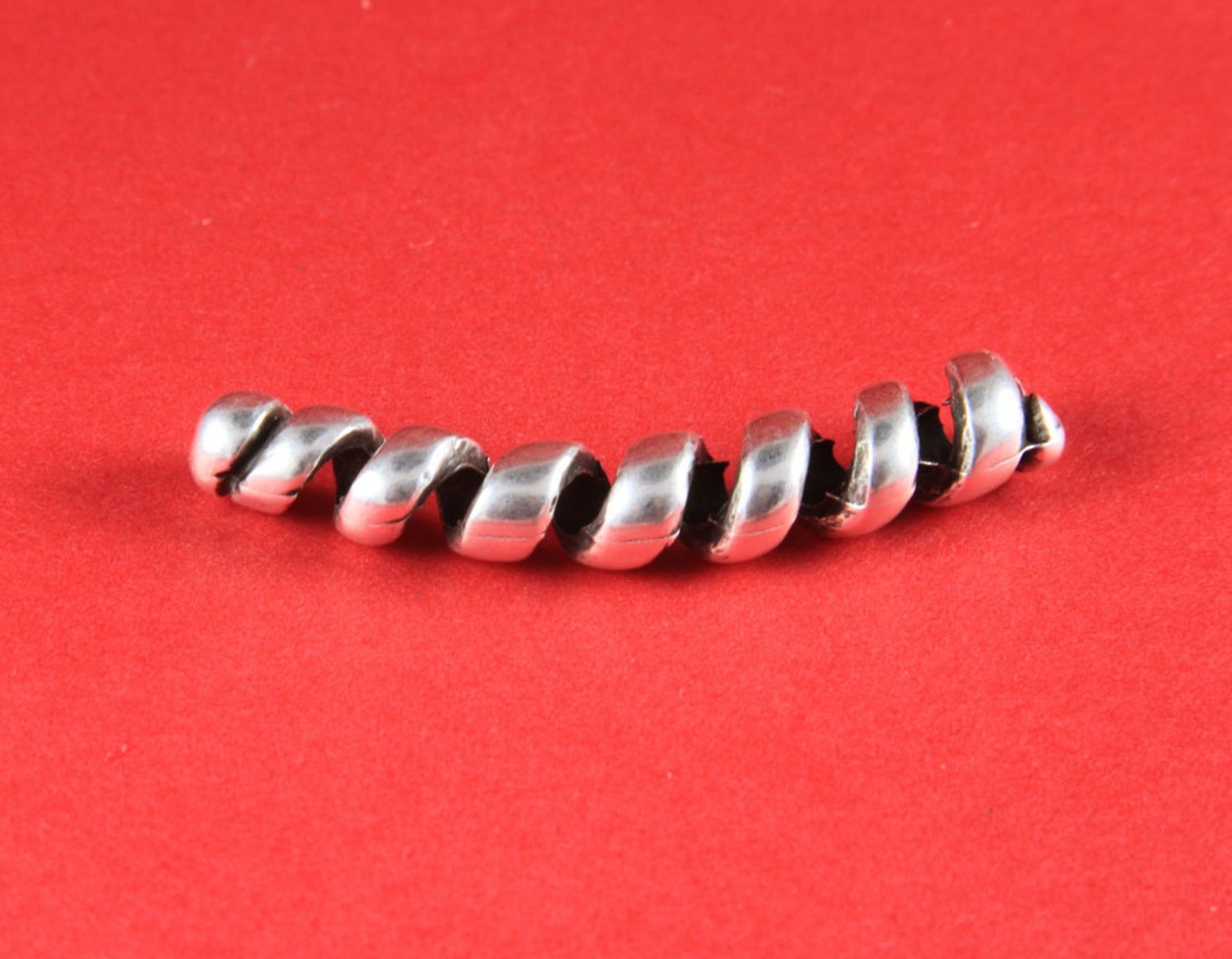 Rs0001>>made IN EUROPE 2 Zamak Sliders, Metal Spiral Tube, Round Cord ...