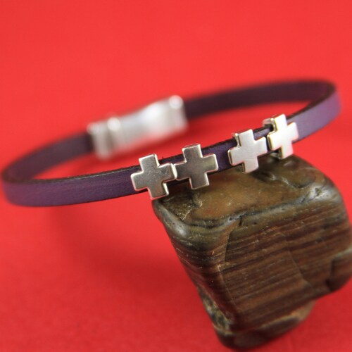 Small Silver Cross Sliders Tiny Cross Slider Beads 5mm Flat - Etsy