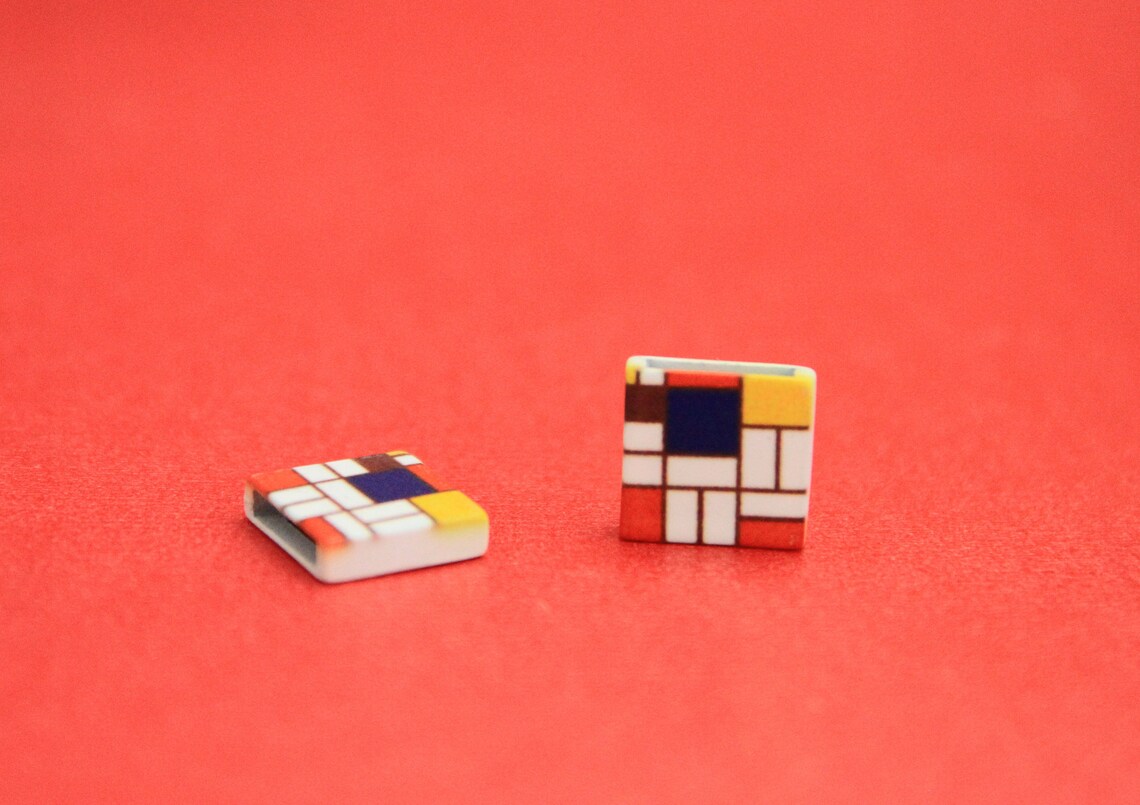 FS0398 MADE IN EUROPE 2 acrylic square sliders slider | Etsy