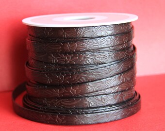 MADE in EUROPE 24 flat leather cord 10mm leather cord
