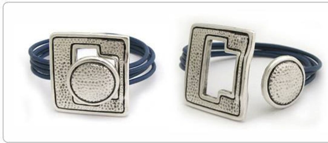 9/2 MADE IN EUROPE Toggle Clasp, Button Clasp, Hammered Toggle Clasp ...