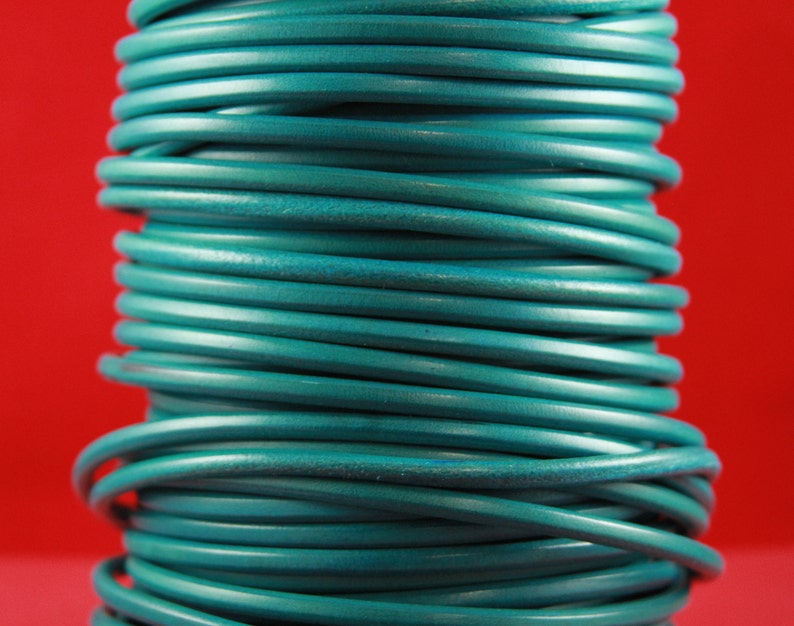 MADE in EUROPE 24 Round Leather Cord 5mm Round Genuine | Etsy