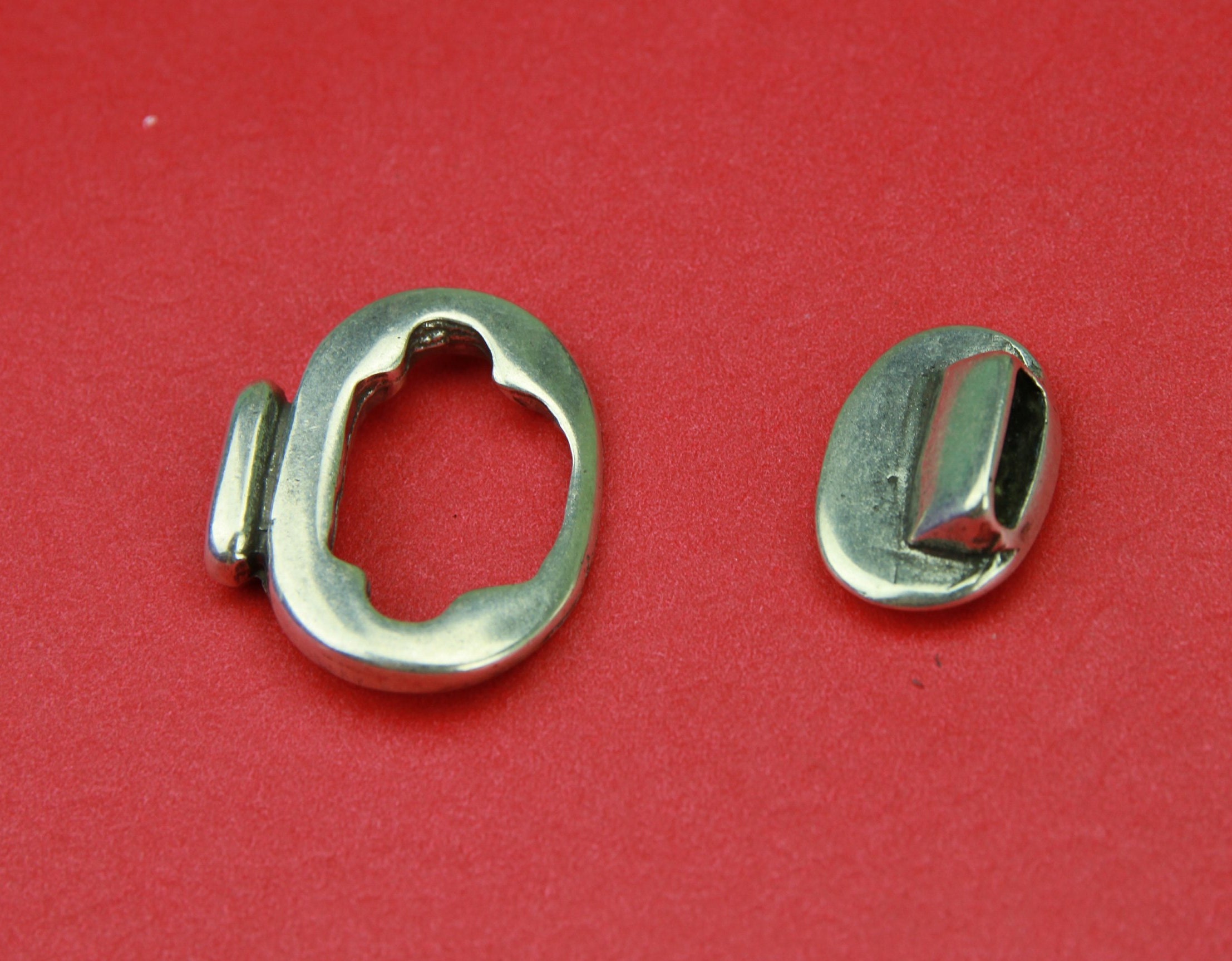 Fc0292 MADE in EUROPE Zamak Button Clasp 10mm Flat | Etsy