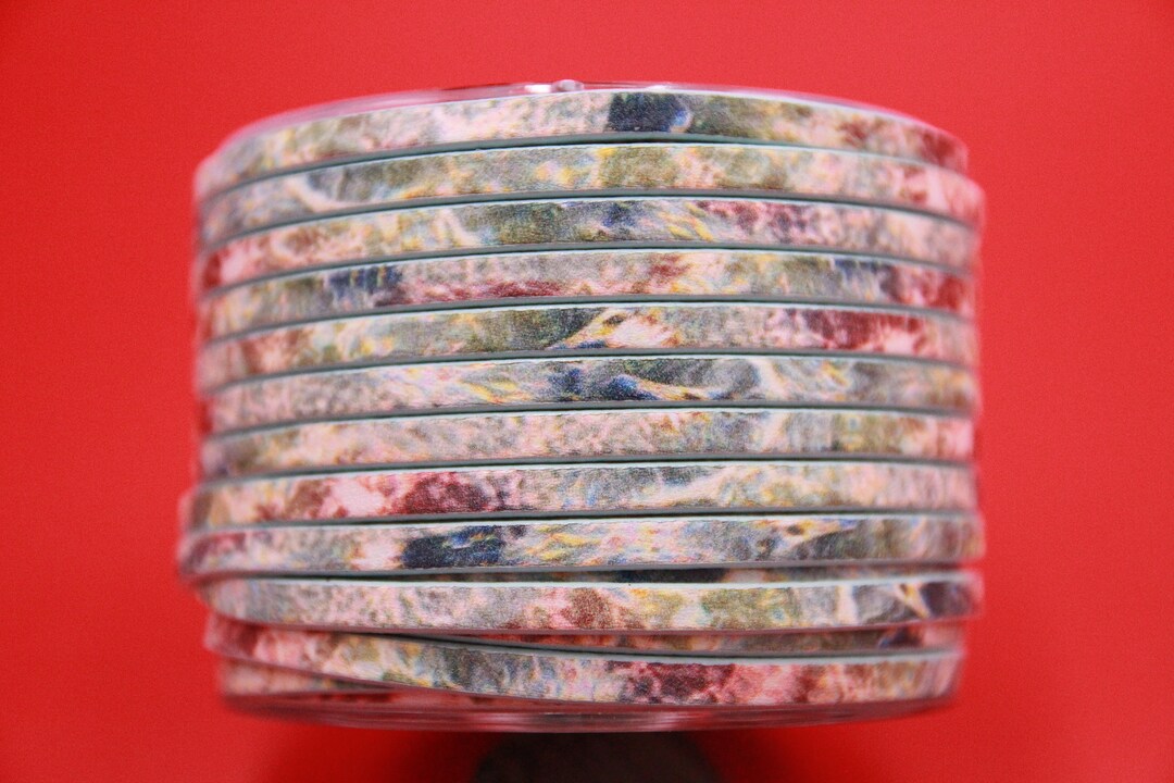 MADE in EUROPE 24'' Multi Color Leather Cord, 5mm Flat Leather Cord ...