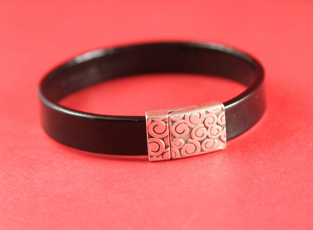 Fc0154>>made in EUROPE Zamak Clasp, 10mm Flat Cord Clasp, 10x2.5mm ...