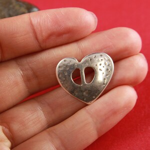 Fs0329>>made in EUROPE 2 Zamak Heart Sliders for 5mm Cord, Flat Cord ...