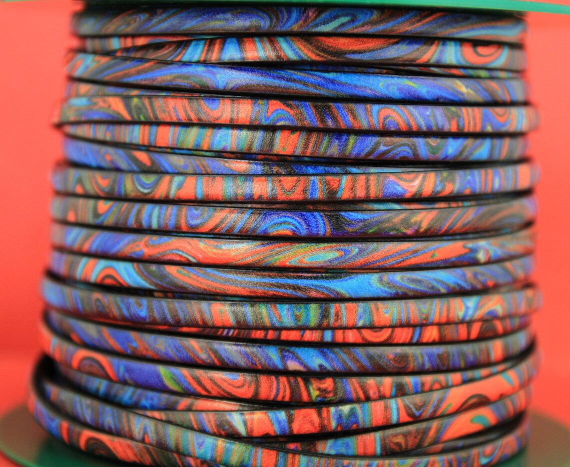 MADE in EUROPE 24'' Multi Color Leather Cord 5mm and - Etsy
