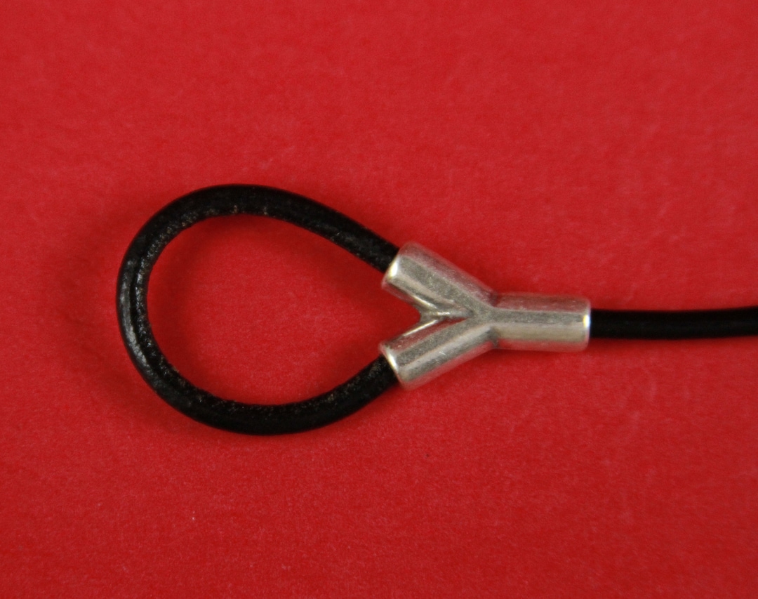 Rs0068>>made in EUROPE 2 Zamak Loop Makers, 3mm Cord Loop Creator Ends ...