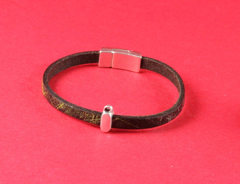 0/4 MADE in EUROPE 5 Zamak Bail Sliders, 5mm Flat Cord Bail Slider ...