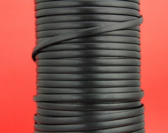 MADE in EUROPE 1 Yard of Genuine Camel Leather Cord, 5mm Flat Leather ...