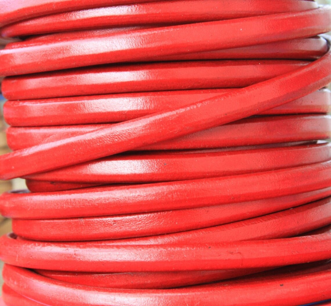 MADE in SPAIN 8 Licorice Leather Cord Thick Leather - Etsy