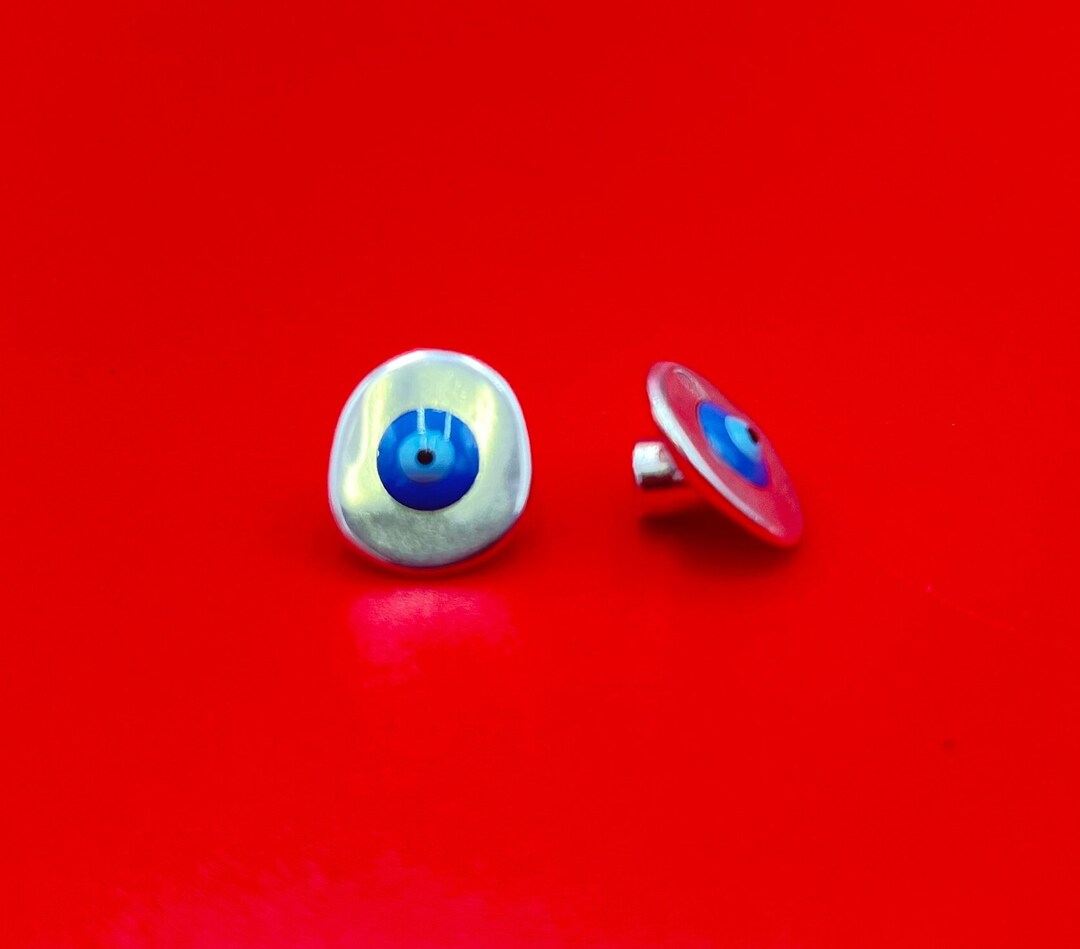 Rc0209>>made in EUROPE Zamak Evil Eye Button Clasp, 3.5mm Hole Button ...