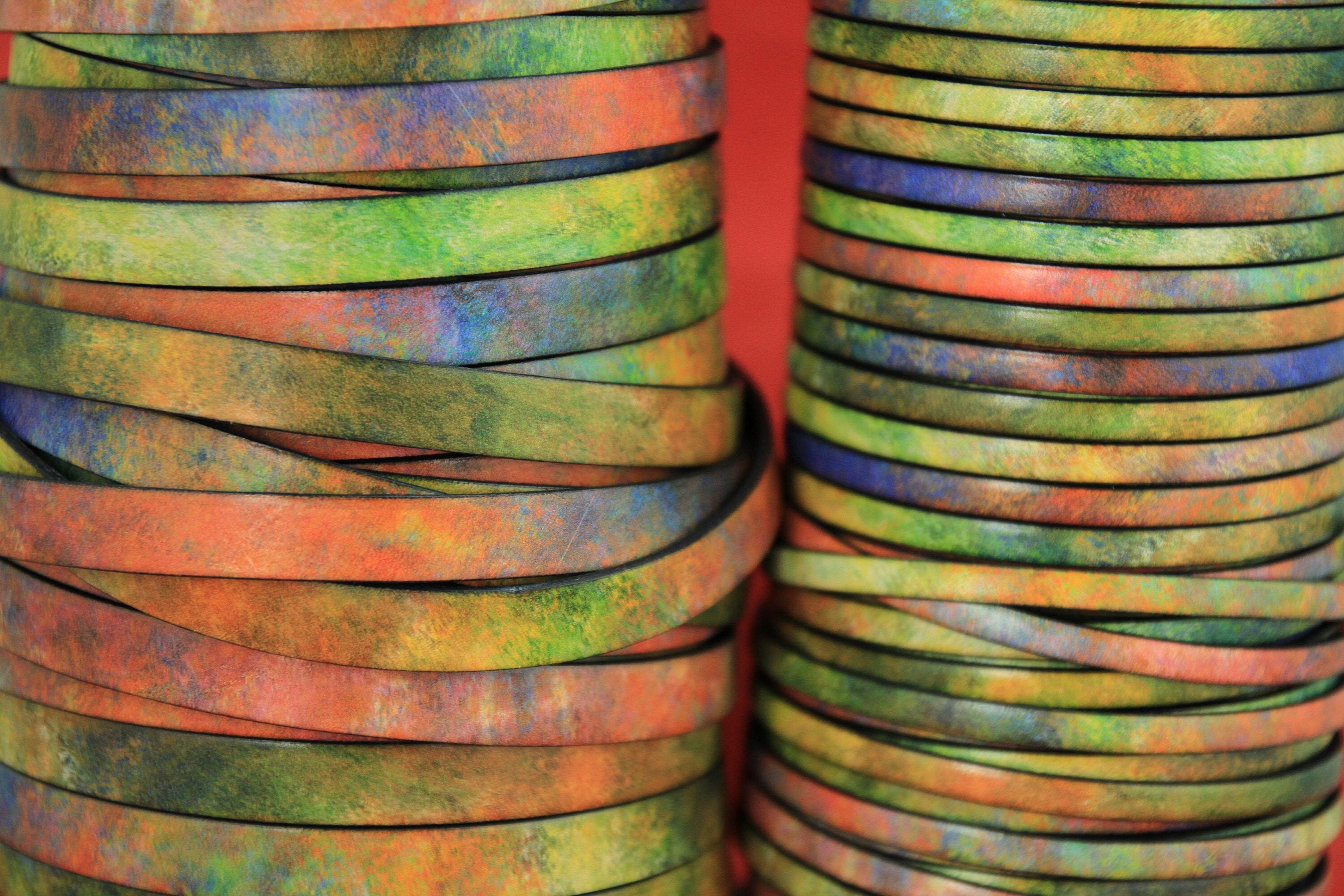 MADE in EUROPE 24'' Multi Color Leather Cord 5mm and - Etsy