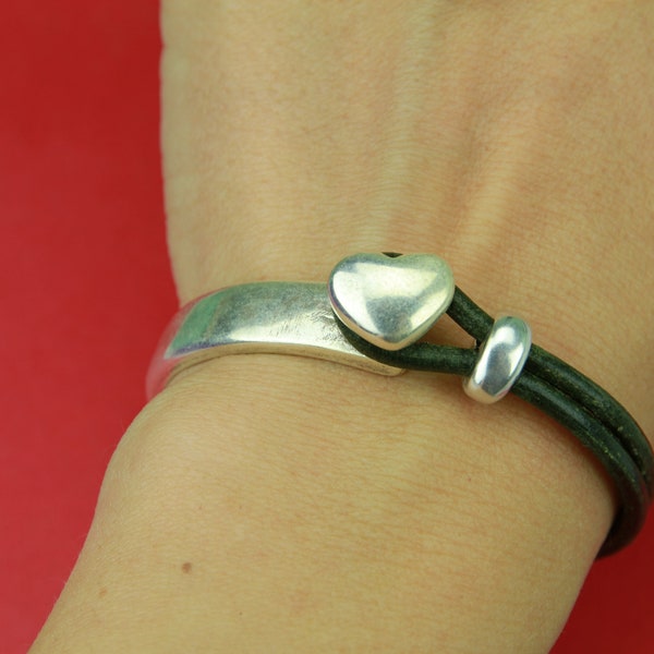 Half Heart Bracelet - Etsy