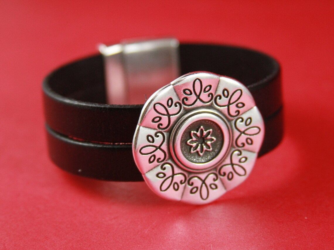 Fs0011>>made IN EUROPE Zamak Flower Slider, Slider for 20mm Flat Cord ...