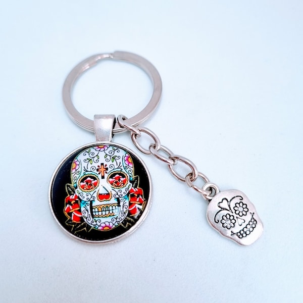 Skull Keyring - Etsy