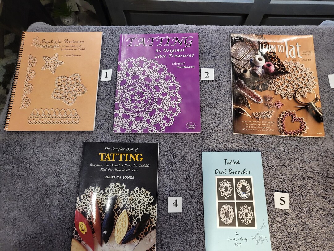 Tatting Books Lot 7 - Etsy