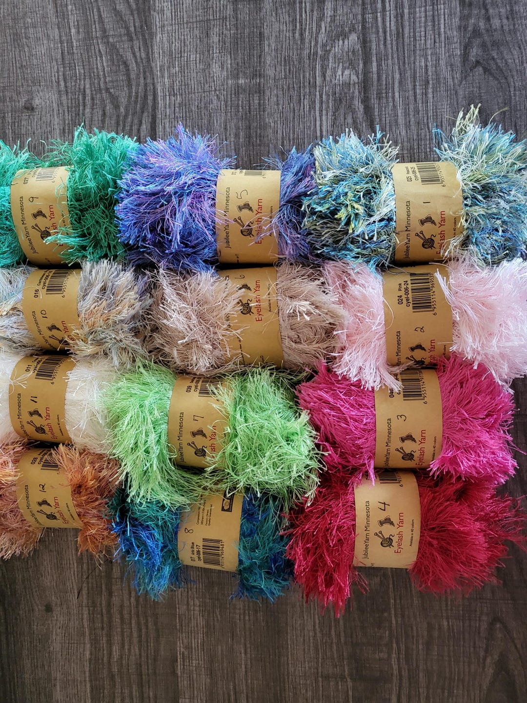 Eyelash Yarn Multiple Colors - Etsy