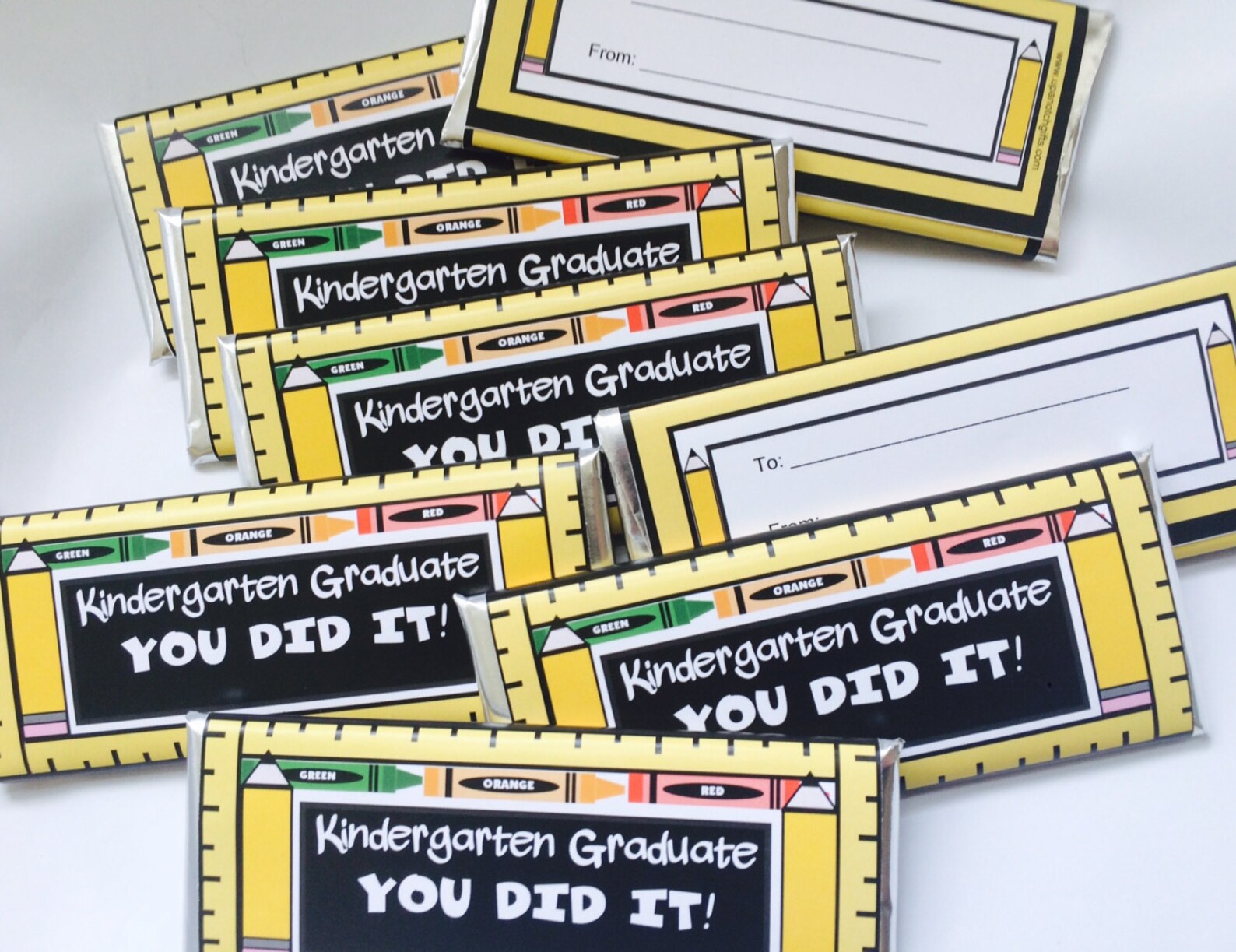 Kindergarten Graduation Candy Wrappers Preschool Graduation - Etsy