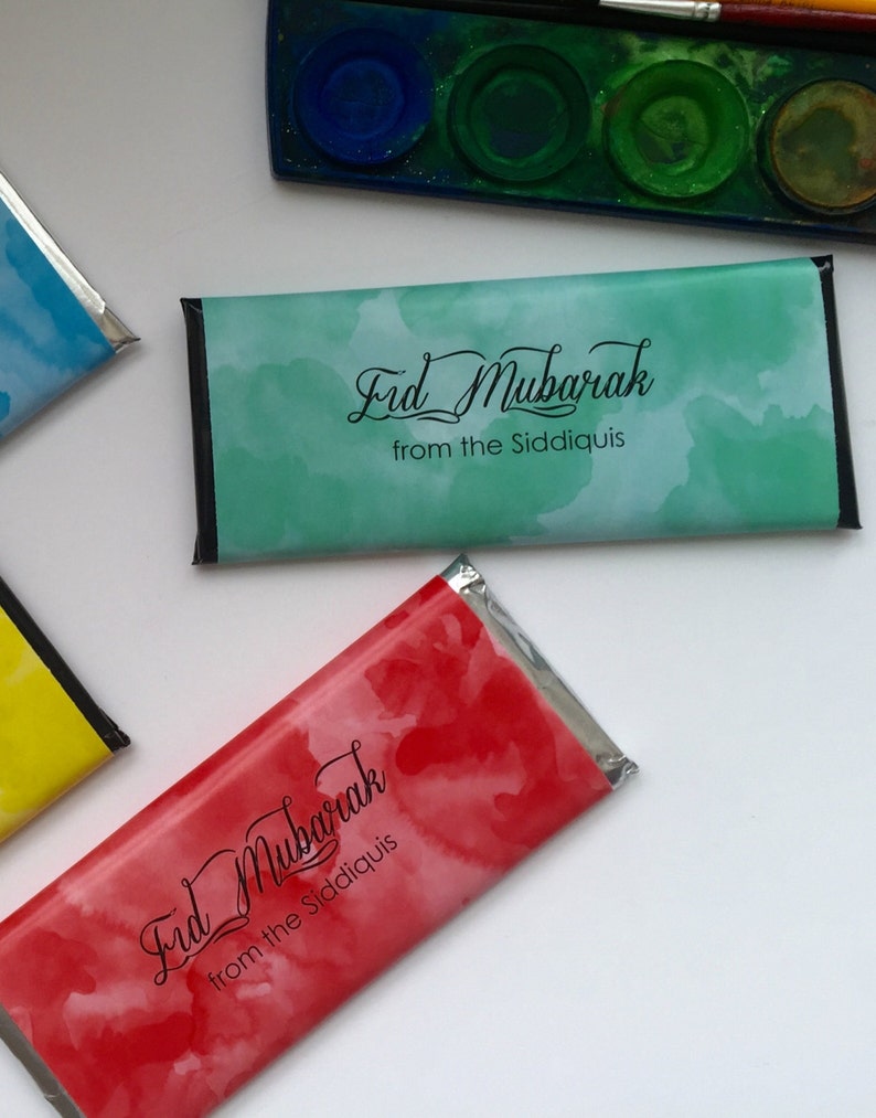 Watercolor Party Decor, Watercolour, Watercolor Favor, Personalized ...