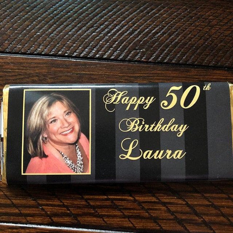24 Pack Personalized 50th Birthday Favors 50th Birthday Party Etsy Canada