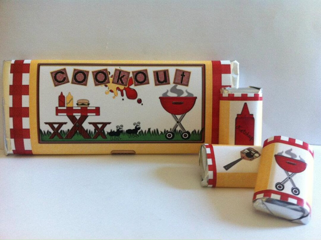 BBQ Party Favors, BBQ Party Invitation, Cookout, Fourth of July Party ...