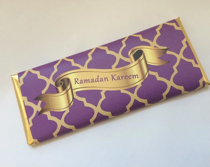 Purple Moroccan Candy Wrappers, Purple Party Favors, Purple and Gold ...